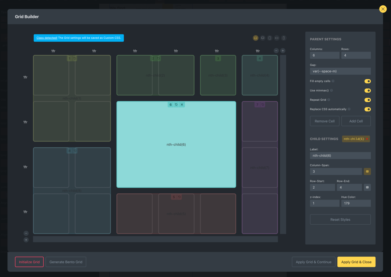 Builder Tweaks - Advanced Themer