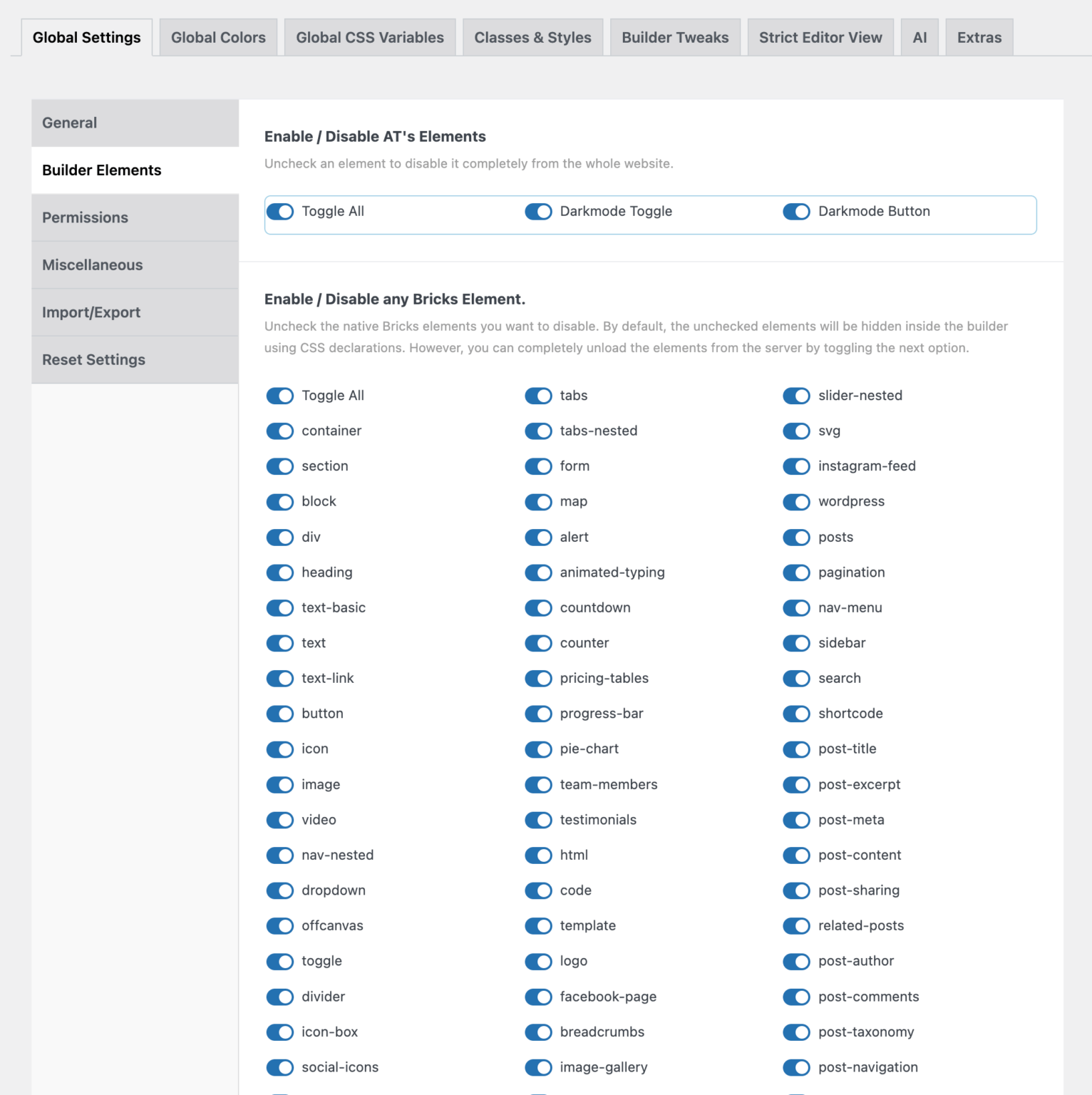 Features - Advanced Themer
