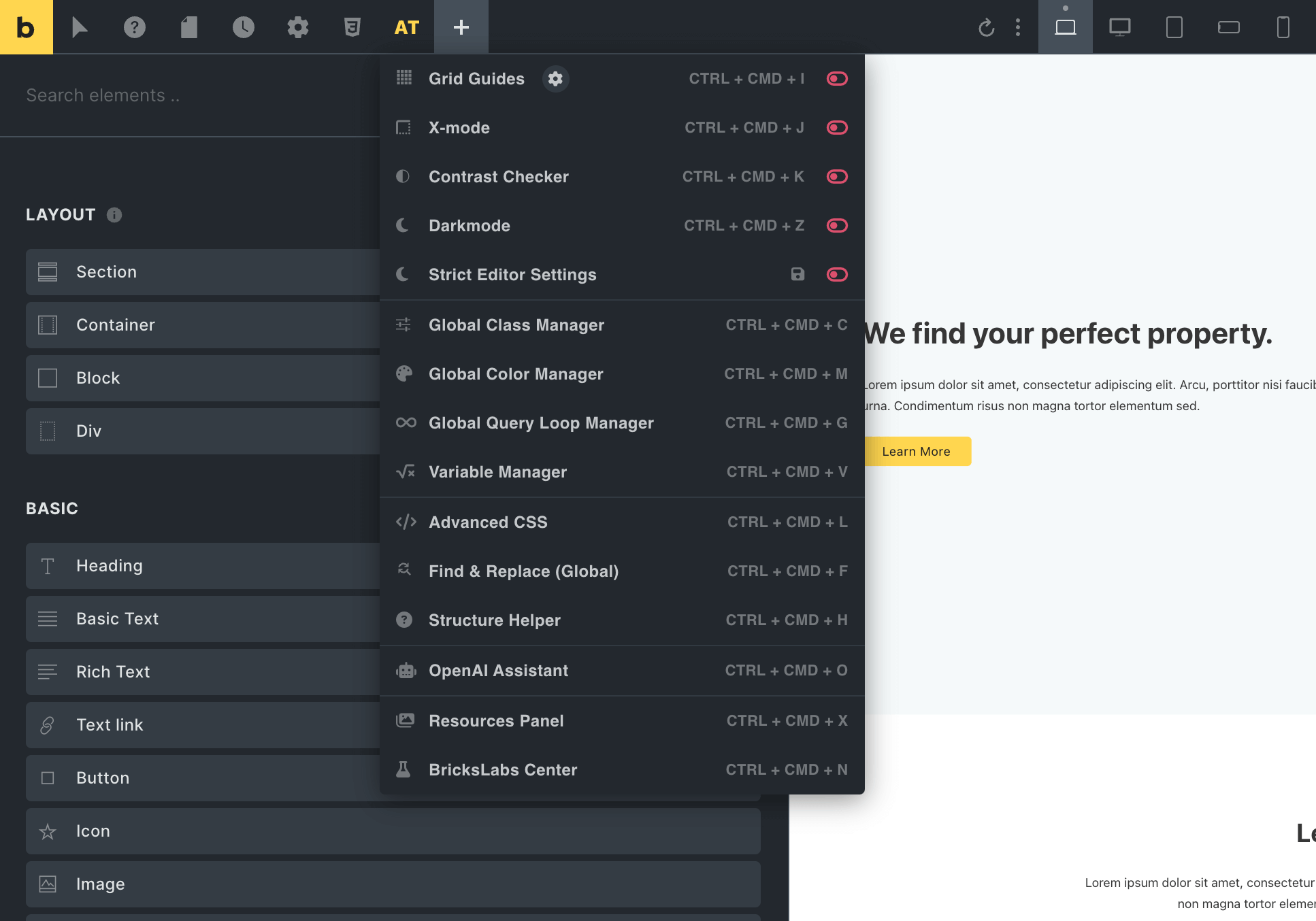Css Keyboard Shortcuts Advanced Themer