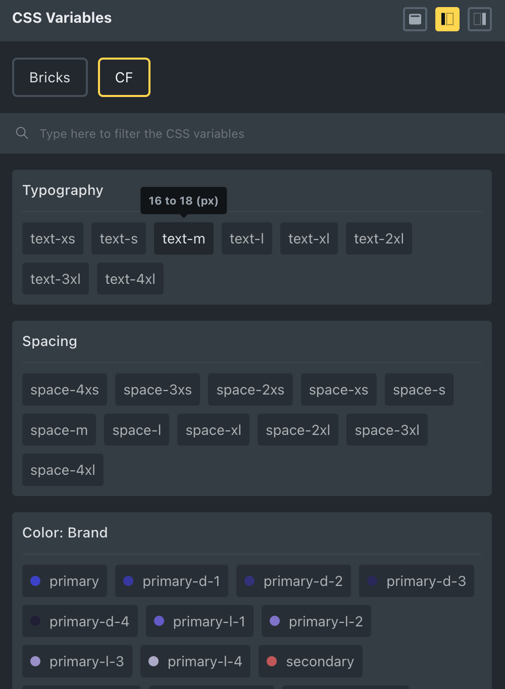 Enable Core Framework Integration Inside The Variable Picker Advanced Themer