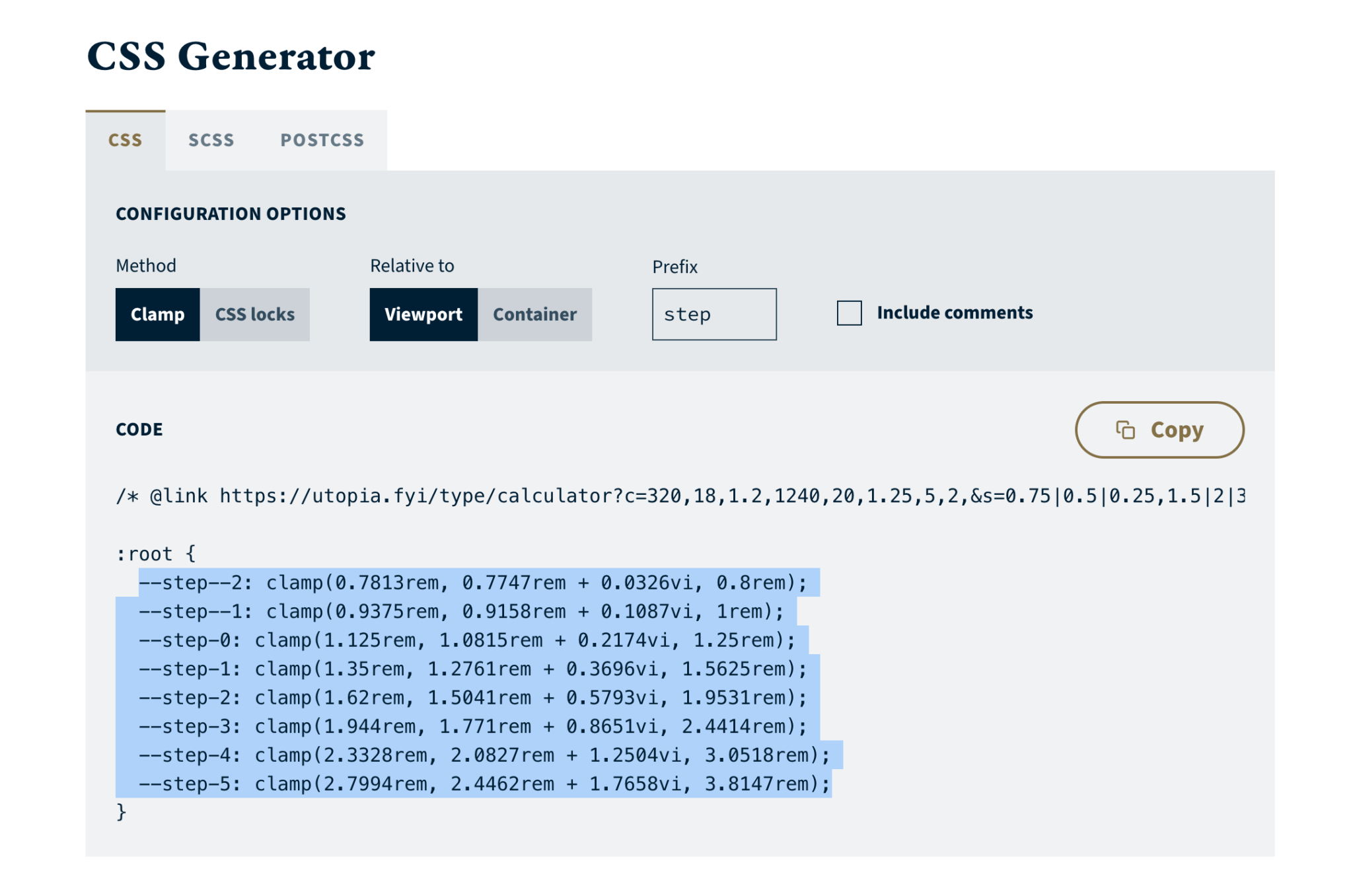 How To Import Fluid Scale Variables From Utopia In Bricks Advanced Themer